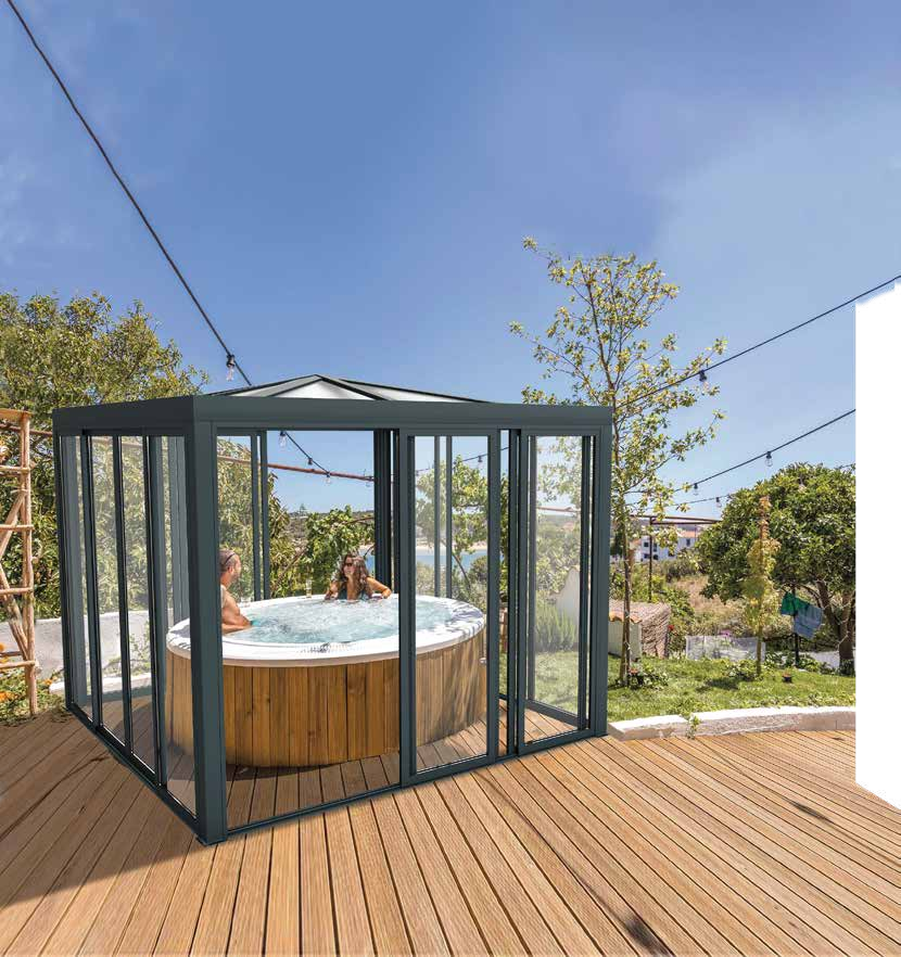 Découvrez nos abris de jacuzzi SQUARE 25 - RDV Sud